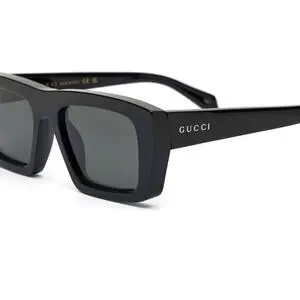 Gucci Square Acetate Sunglasses With Logo Detail