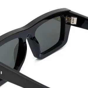Gucci Square Acetate Sunglasses With Logo Detail