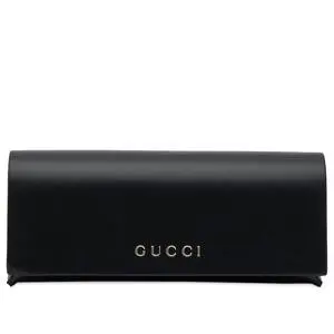 Gucci Square Acetate Sunglasses With Logo Detail