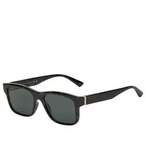 Gucci Square Frame Sunglasses - Havana/green