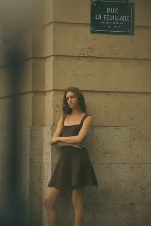 Anthropologie Square-neck Mi Sweater Dress - Brown