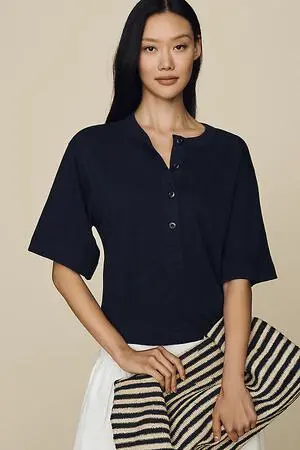Sanctuary Freya Cotton Top - Navy