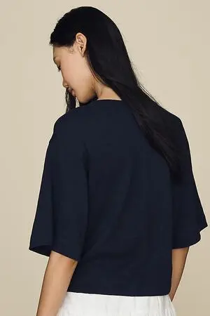 Sanctuary Freya Cotton Top - Navy