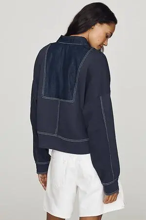 PILCRO Cotton East-west Pullover