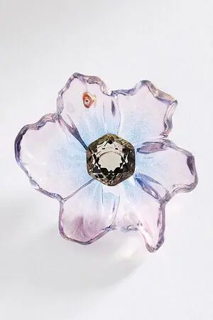 Anthropologie Crystal Blossom Earrgs - Blue