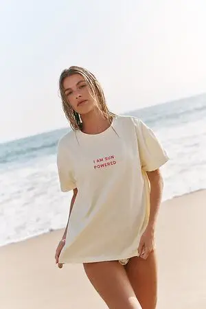 MALAI Oversized Cotton-blend T-shirt