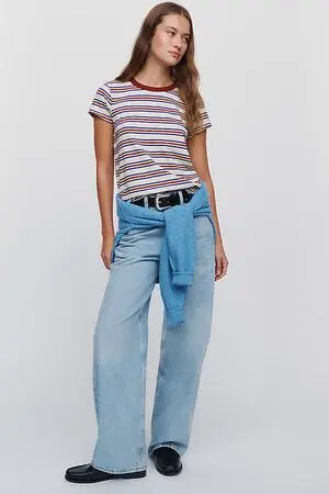 Rag & Bone The Slub Striped T-shirt - Multi Stripe