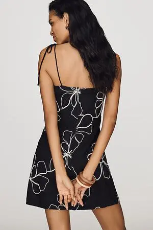 Moon River Square-neck Shift Dress