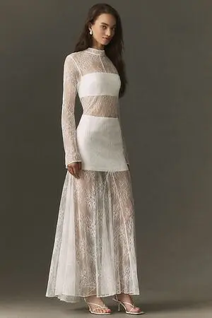 Shona Joy Labyrinth Lace Maxi Dress