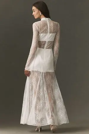 Shona Joy Labyrinth Lace Maxi Dress