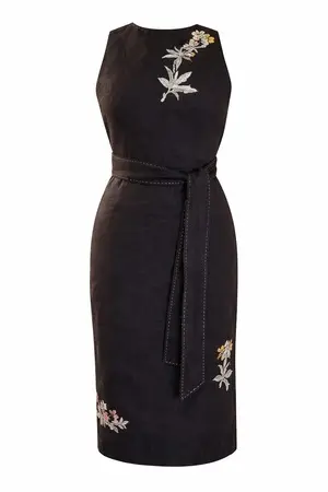 EXQUISE Julieta Midi Dress - Black