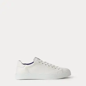 Ralph Lauren Severn Calfskin Sneaker - White