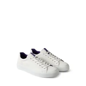 Ralph Lauren Severn Calfskin Sneaker - White
