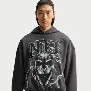 Nike Standard Issue Brushed Pullover Basketball Hoodie - Grey