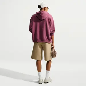 Nike Studio Fleece Lightweight Oversized Full-zip Hoodie