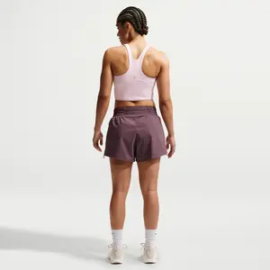 Nike One Dri-fit Brief-lined High-waisted 5" Shorts