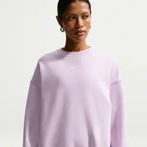 Nike Studio Fleece Medium Weight Oversized Crew - Purple