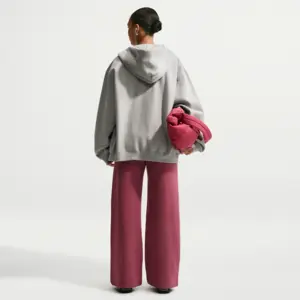 Nike Studio Fleece Medium Weight Mid-rise Wide-leg Pants