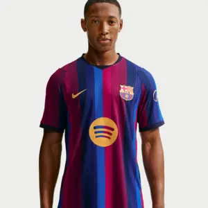 Nike Fc Barcelona 2026/27 Match Home Aero-fit Soccer Authentic Jersey - Red