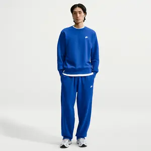 Nike Club Open-hem Fleece Pants - Blue
