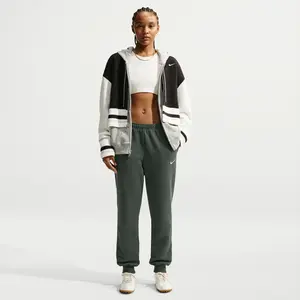Nike Studio Fleece Weight Mid-rise Jogger Pants - Green