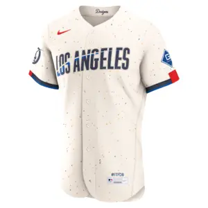 Nike Los Angeles Dodgers City Connect Mlb Authentic Jersey - Brown
