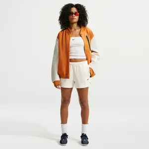 Nike Studio Fleece Lightweight Mid-rise Shorts - White