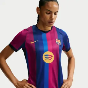 Nike Fc Barcelona 2026/27 Stadium Home Dri-fit Soccer Replica Jersey - Red