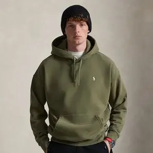 Ralph Lauren Relaxed Fit Logo Fleece Hoodie - Cruise Olive