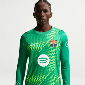 Nike Fc Barcelona 2026/27 Stadium Goalkeeper Dri-fit Soccer Replica Jersey - Green