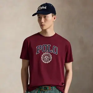 Ralph Lauren Classic Fit Logo Jersey T-shirt - Classic Wine