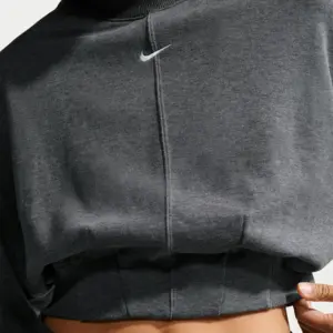 Nike Studio Fleece Lightweight Oversized Cropped Pleated Crew