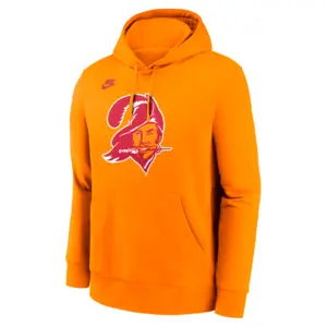 Nike Tampa Bay Buccaneers Vintage Logo Club Nfl Pullover Hoodie - Orange