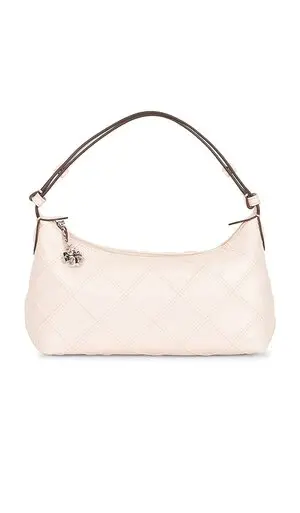 Tory Burch Fleming Distressed Pochette Bag In Pink