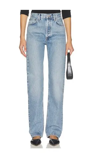 AGOLDE 90s Pinch Waist Long Jean In Denim-light