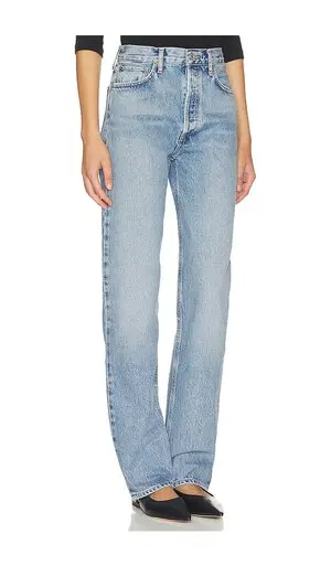 AGOLDE 90s Pinch Waist Long Jean In Denim-light