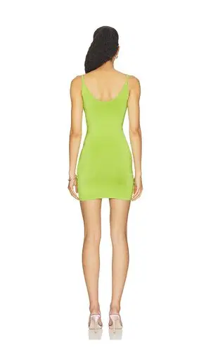 David Koma Sequin Embroidered Mini Knit Dress