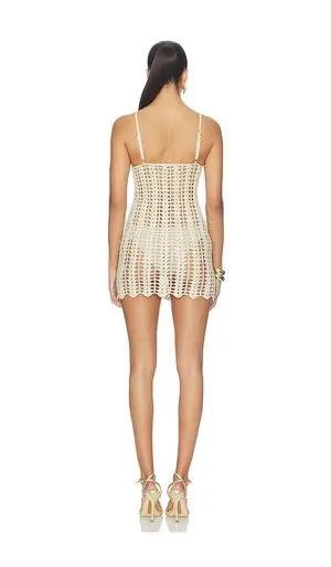 Superdown Magnolia Crochet Mini Dress