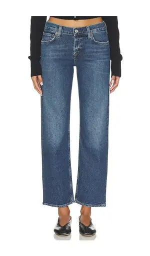 AGOLDE Stovepipe Jean In Light Wash Denim - Slick