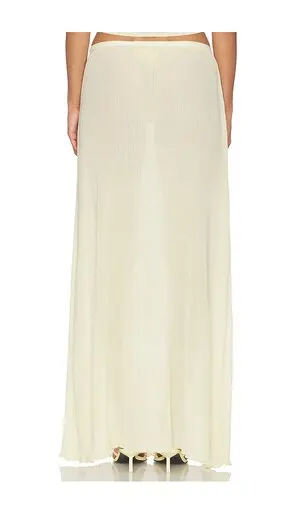 Lioness Ford Maxi Skirt In Yellow