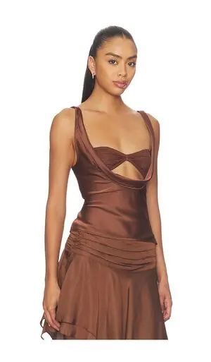 Lioness Delilah Top In Chocolate