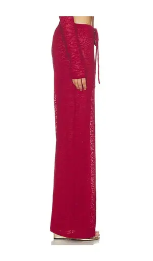 LOVEWAVE The Kimchi Pant In Burgundy