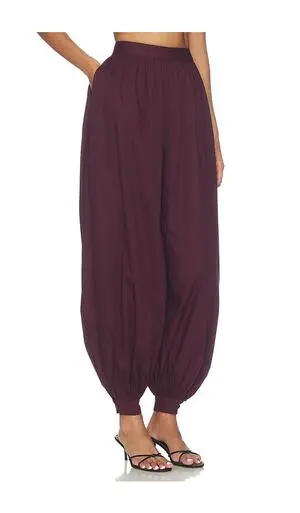 ROTATE BY BIRGER CHRISTENSEN Balloon Pleated Pants In Purple