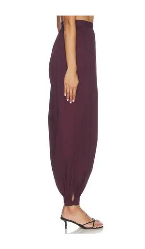 ROTATE BY BIRGER CHRISTENSEN Balloon Pleated Pants In Purple
