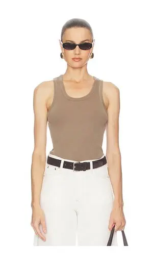 Citizens Of Humanity Nova Tank Top In Brown - Cocoa