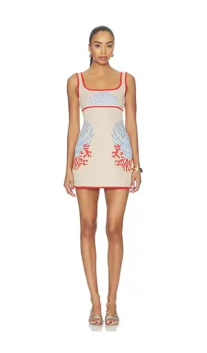 Retrofete Valcra Knit Dress In Cream