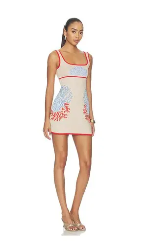 Retrofete Valcra Knit Dress In Cream