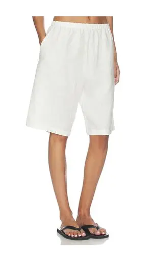 Enza Costa Linen Bermuda Short