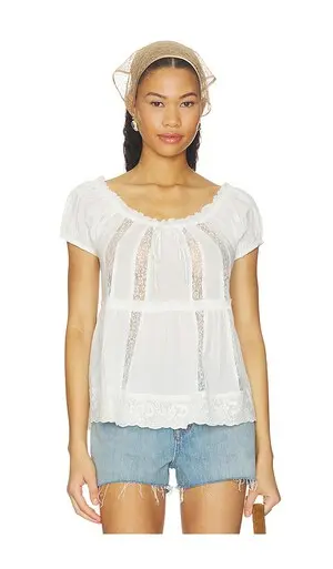For Love & Lemons Breezy Cotton Top