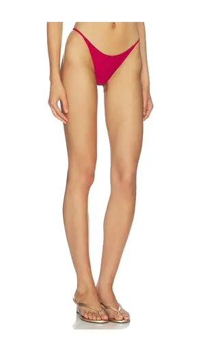 LOVEWAVE The Roxanna Bottom In Burgundy